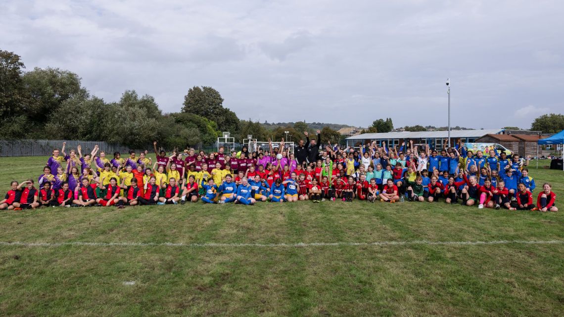 Primary School Girls Football League Kicks Off with Enthusiasm and Promise