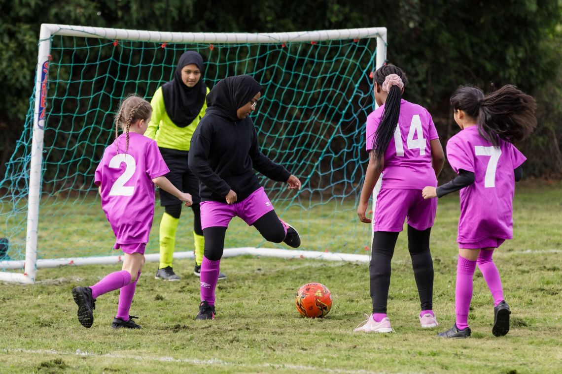 Primary School Girls Football League Kicks Off with Enthusiasm and Promise