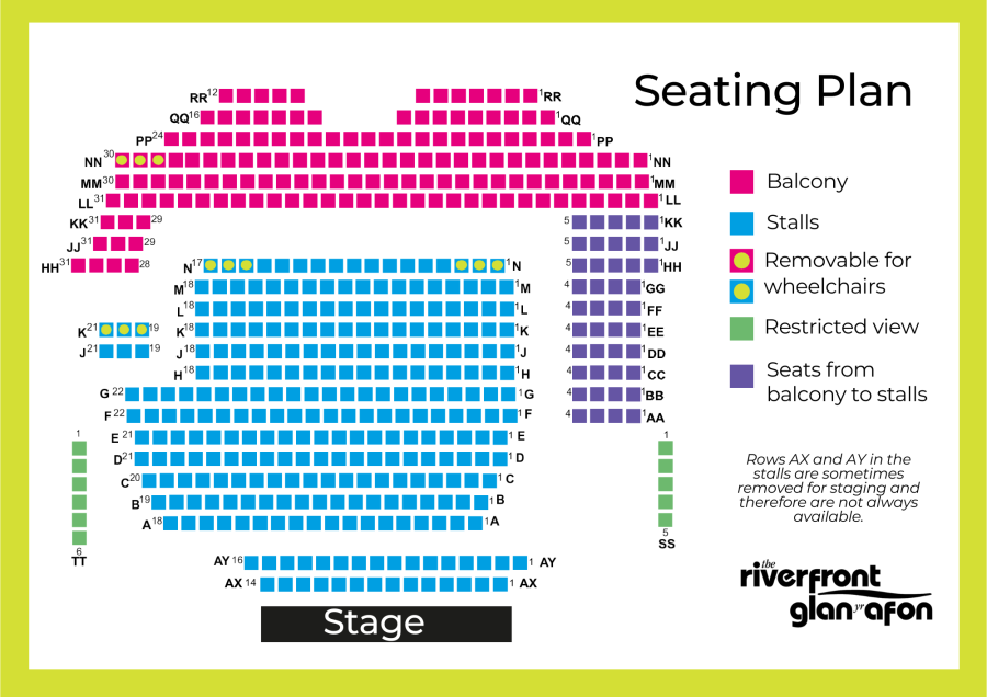 Newport Live | Seating Plan