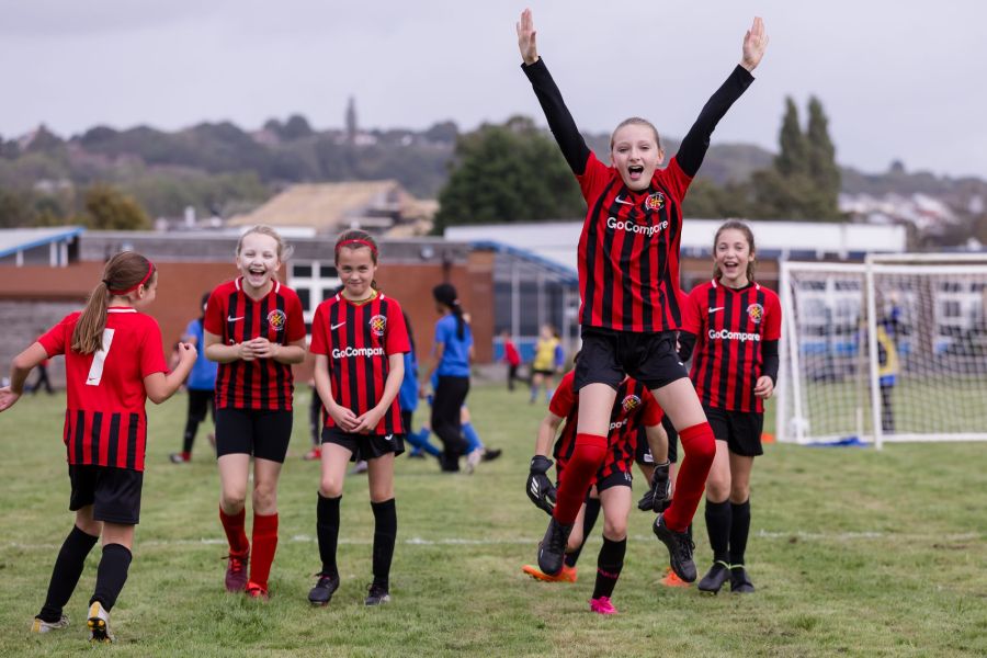Primary School Girls Football League Kicks Off with Enthusiasm and Promise